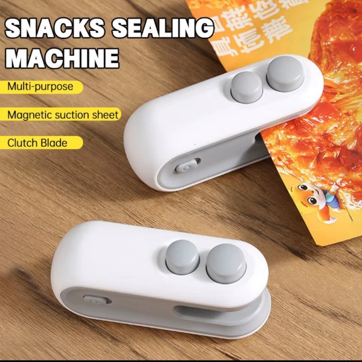 Portable Mini Sealer Food Packaging Sealing Machine Snack Bag Sealing ...