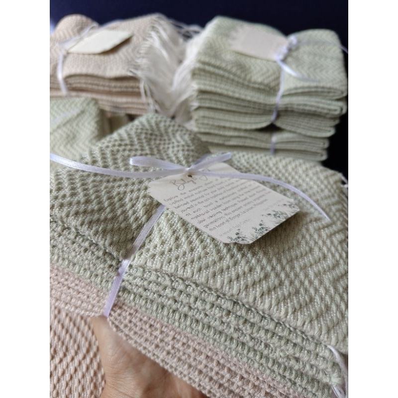 Inabel Premium Trambia Hand Towels (2's) | Shopee Philippines