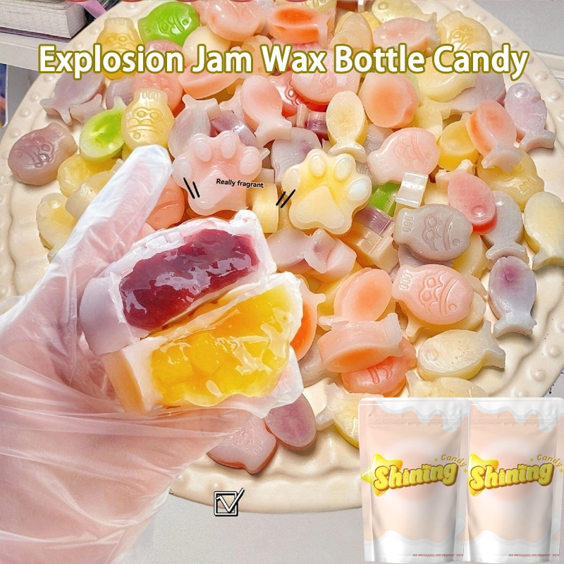 Wax Bottle Candy With Jam Filling Multiple Flavors And Shapes Children ...