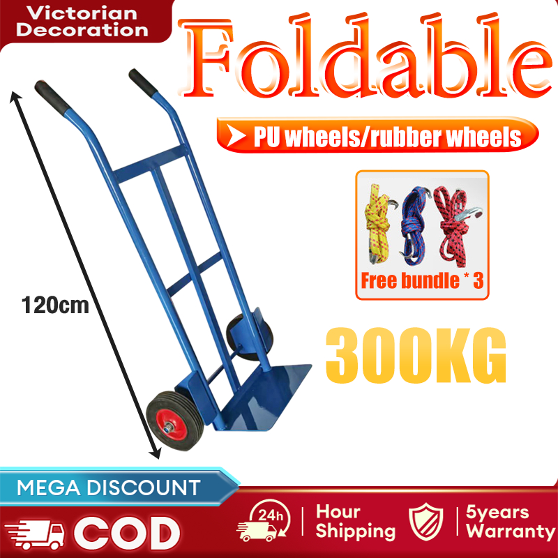 Gravity trolley, retractable folding aluminum trolley (with elastic ...