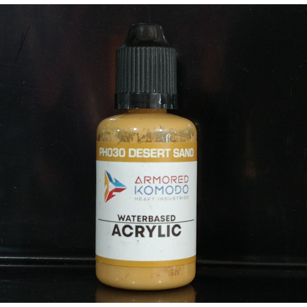 Armored Komodo Heavy Industries PH030 Desert Sand 30 ml Waterbased Acrylics Paint Basic Solid ...