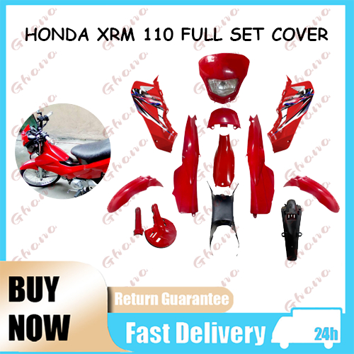 HONDA XRM 110 FULL BODY FAIRING KIT 4 COLORS | Shopee Philippines