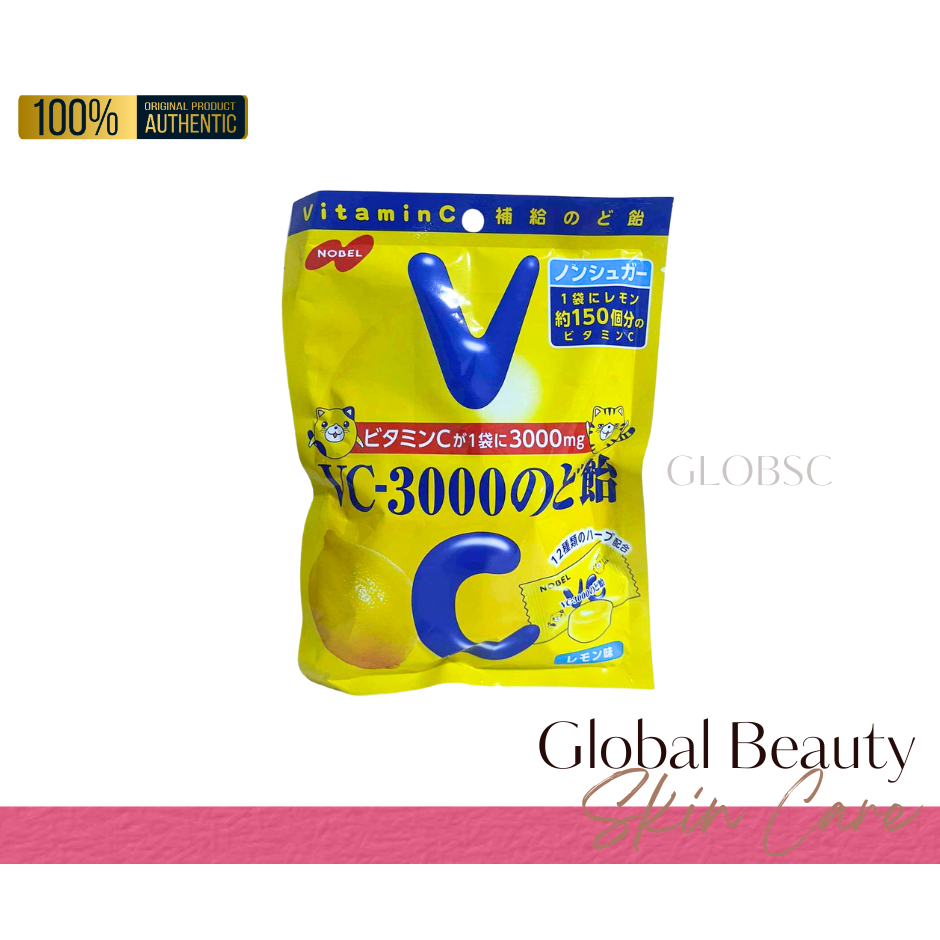 Nobel VC-3000 Throat Candy (Non-Sugar with 12 kinds of Herbs) Made in Japan | Shopee Philippines