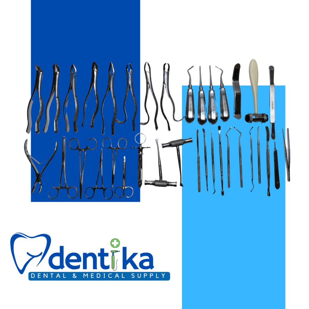 Dental Surgery Set (Set of 35pcs) FELDON EXTRACTION FORCEPS SET ...