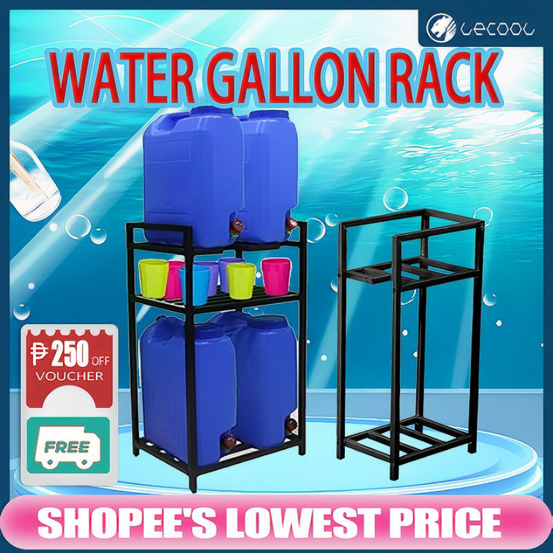 2/3 Layers Water Rack Water Gallon Rack Stainless Steel Water Container ...
