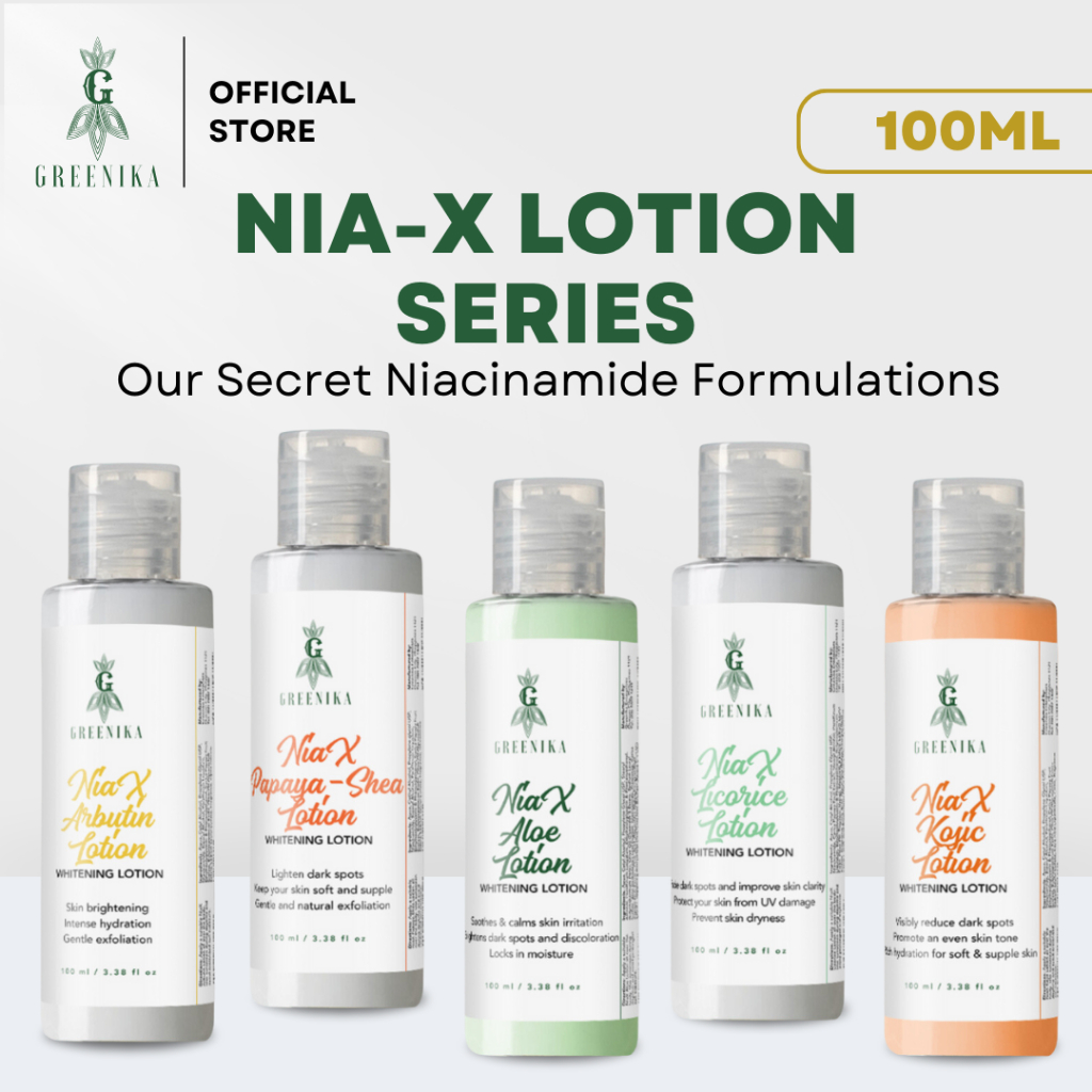 [ NIACINAMIDE LOTION SERIES ] Greenika Nia-X Lotion Whitening Dark Spot ...