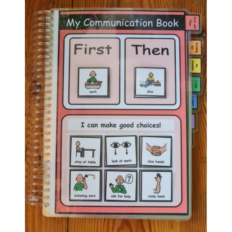 My communication book customize for non verbal kids | speech therapy ...