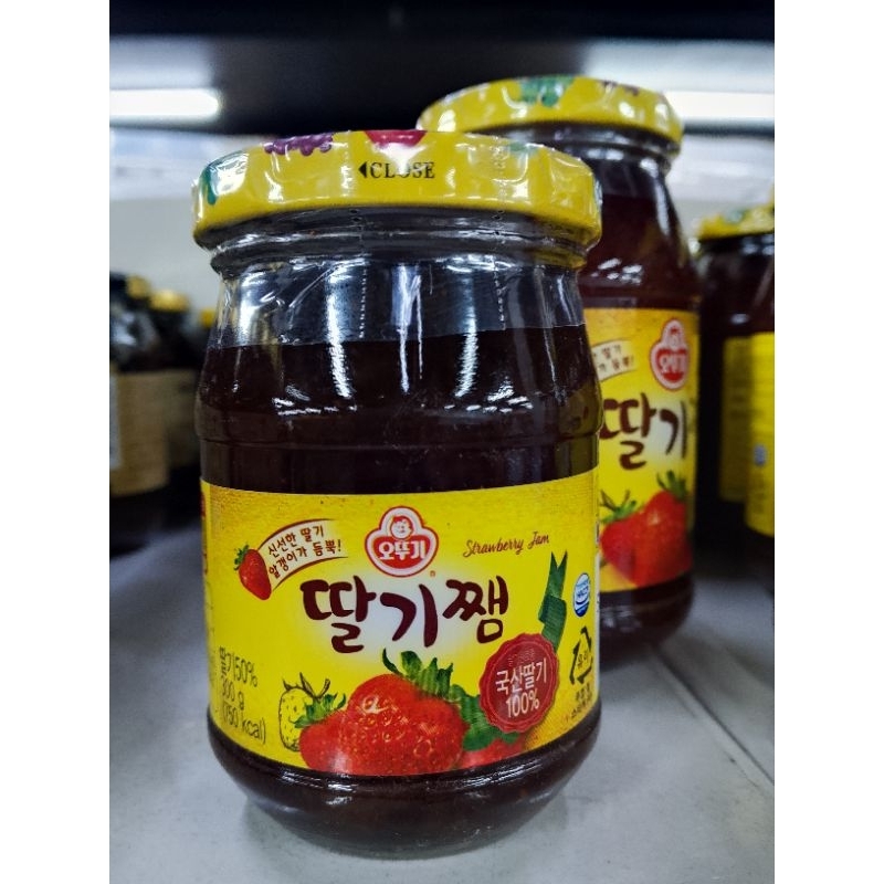Ottogi Korean Strawberry Jam (500g,300g) | Shopee Philippines