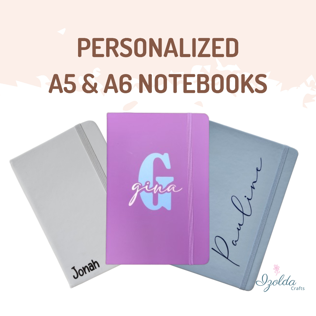 Personalized Notebooks | A6 & A5 Notebooks | Izolda.ph | Shopee Philippines