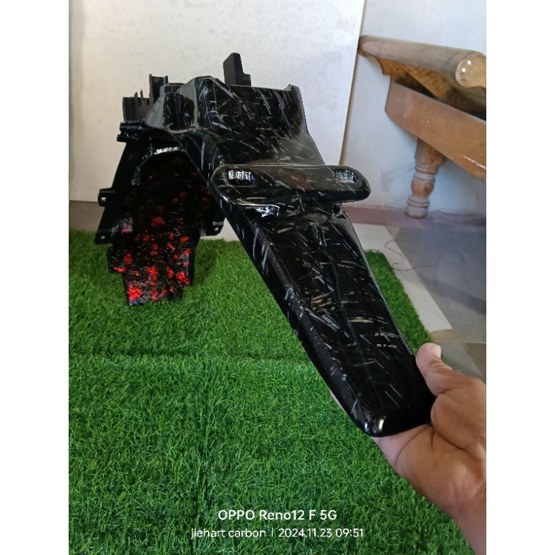 rear fender for raider 150 carb (ORIGINAL CARBON) | Shopee Philippines