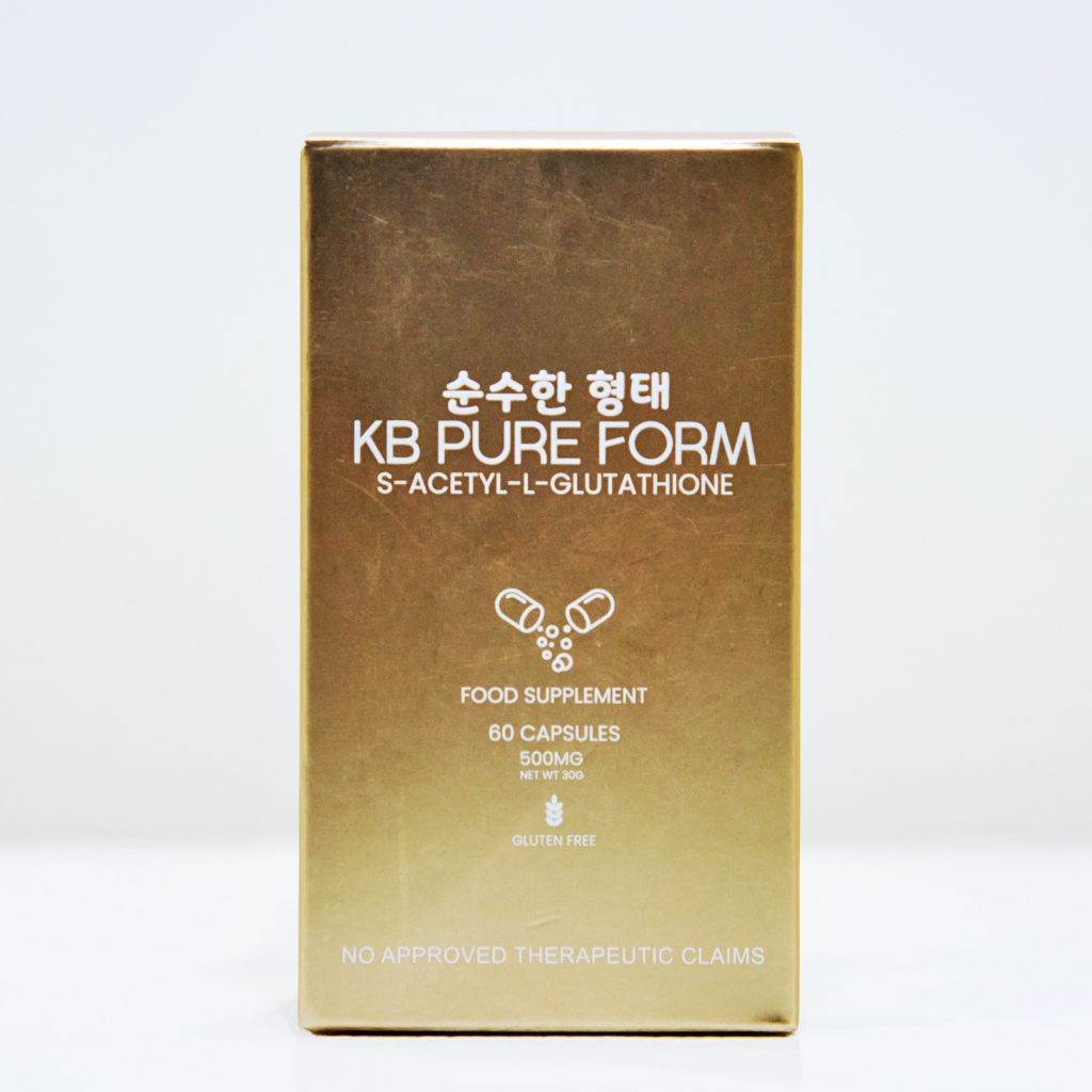 KB Pure Form S-ACETYL-L-GLUTATHIONE SAG 500mg x 60 Capsules | Shopee ...
