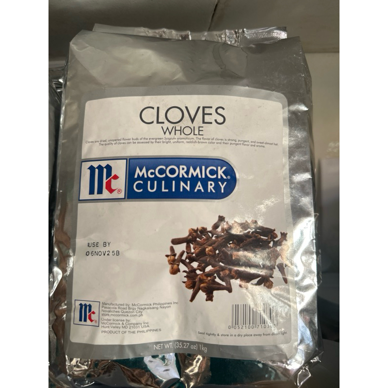 McCormick Cloves Whole 1kg | Shopee Philippines