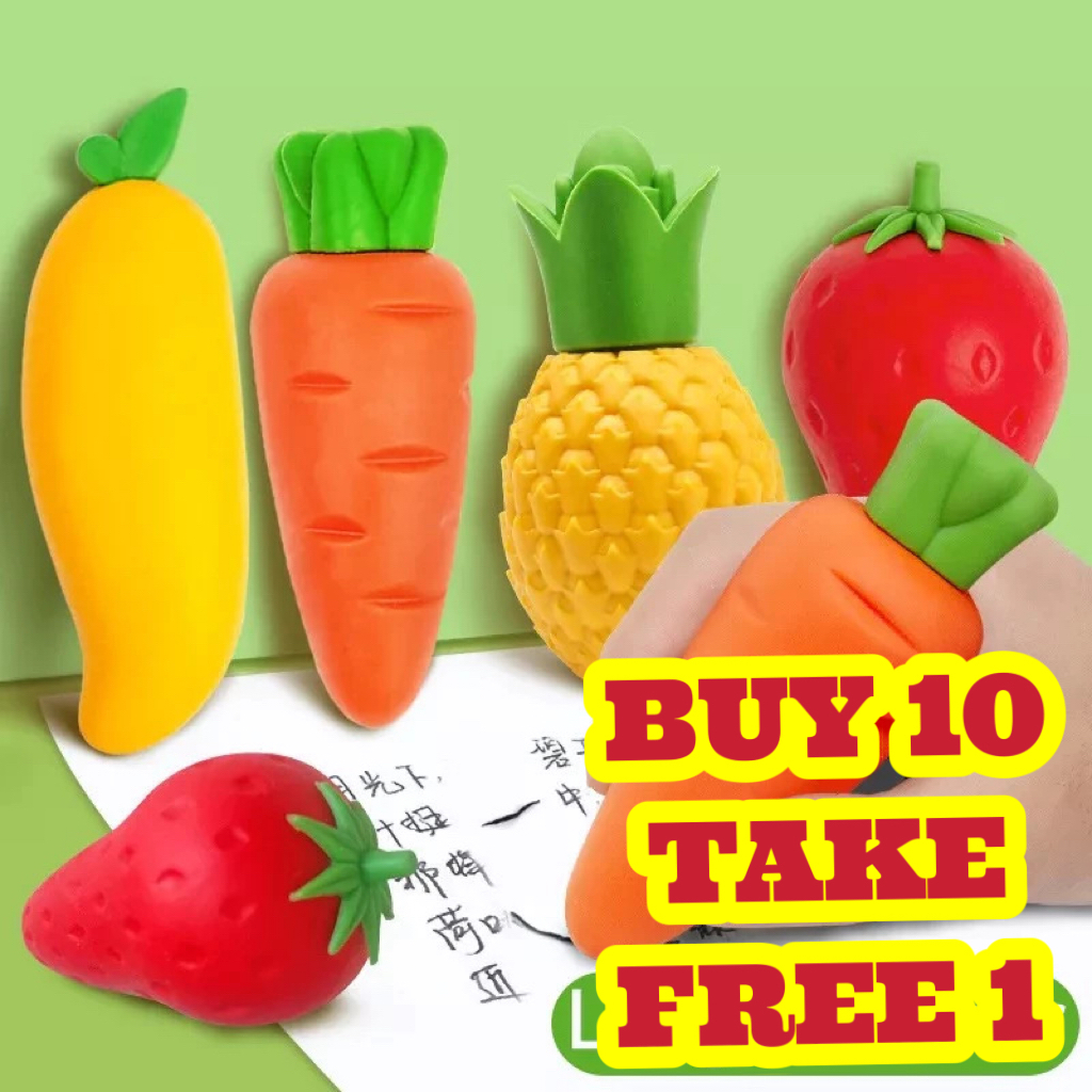 3D Modeling Fruit Eraser Children's Cute Art Learning Stationery ...