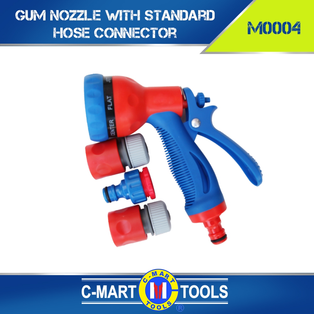 C-MART Gun Nozzle with Standard Hose Connector M0004 | Shopee Philippines