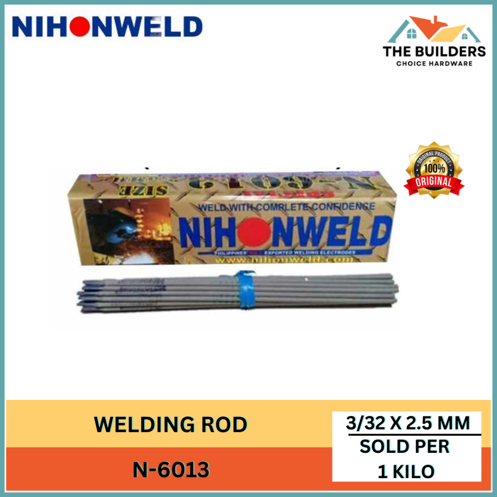 N-6013 NIHONWELD SPECIAL WELDING ROD 2.5 mm (3/32) (SOLD PER KILO ...