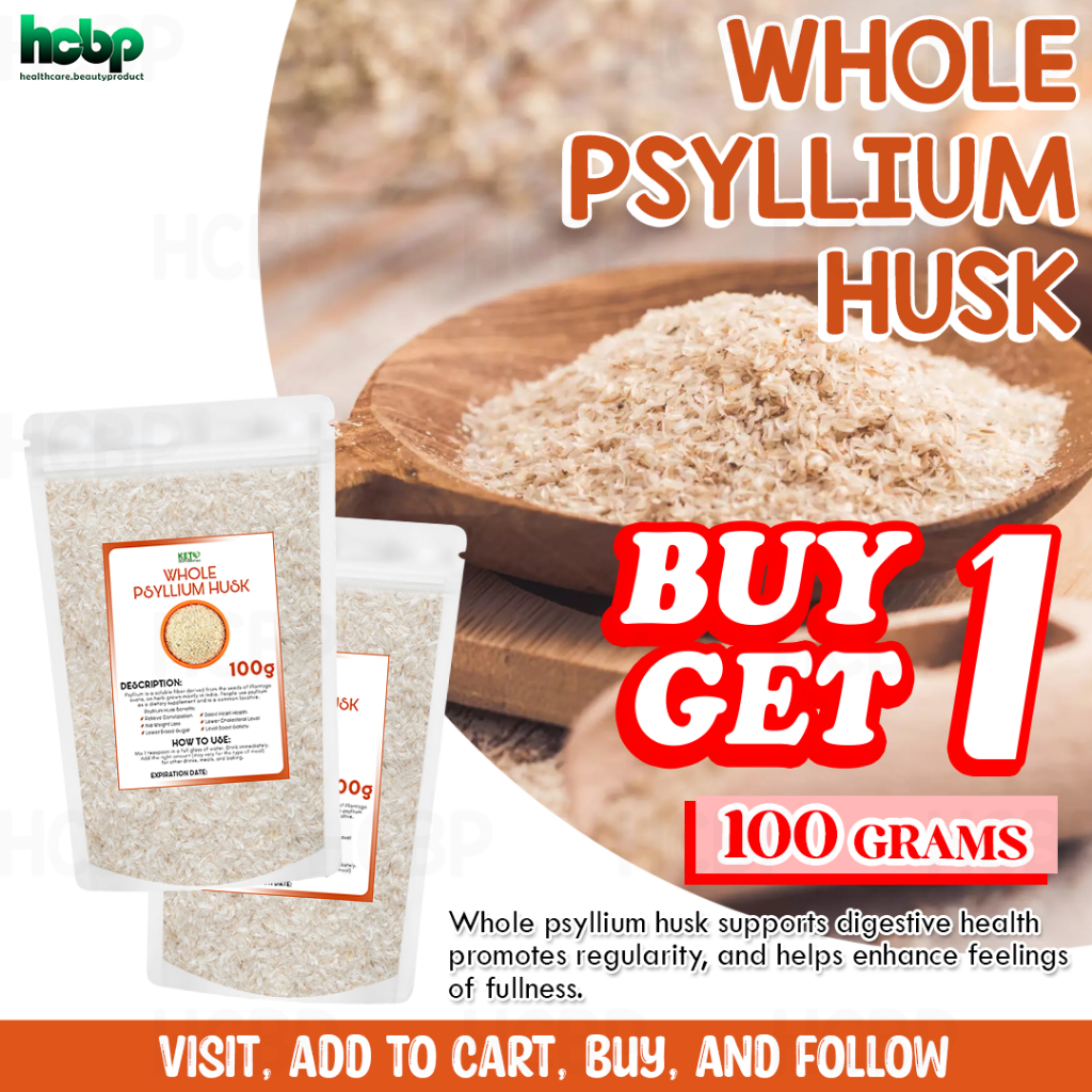 BUY 1 TAKE 1 Whole Psyllium Husk 100g | Shopee Philippines