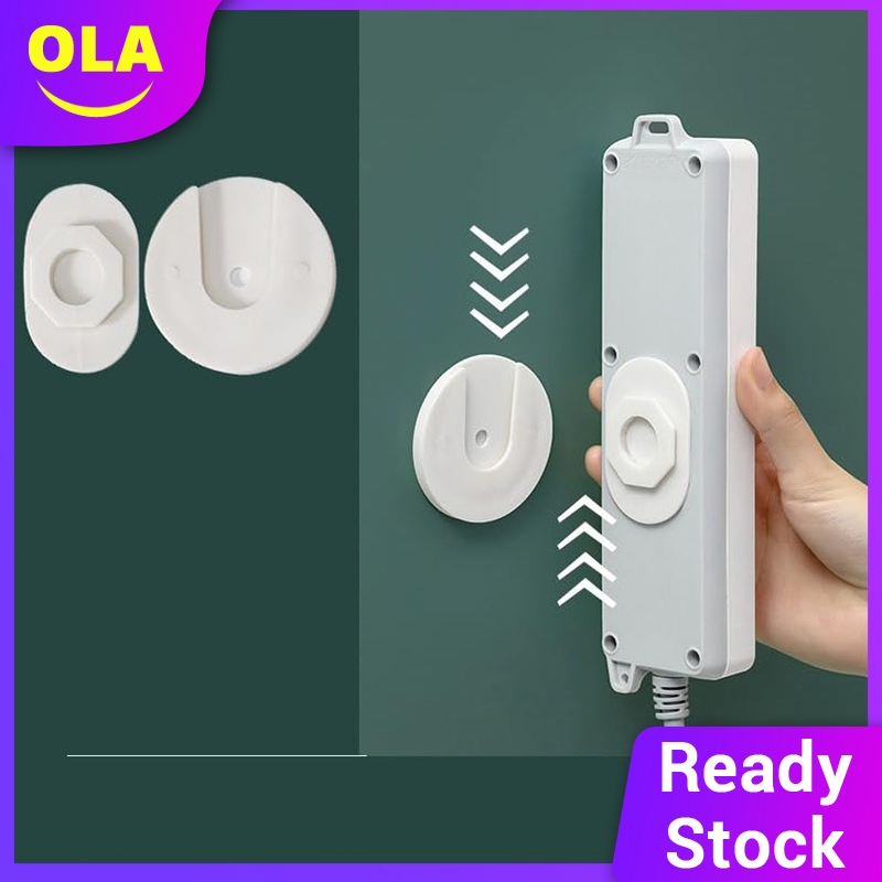 Socket Fixer Punch-Free Plug Power Outlet Wall-Mounted Sticker Self ...