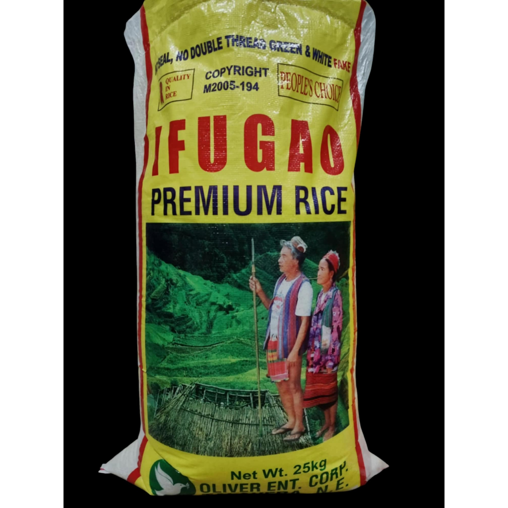 5 kg Ifugao Premium Organic Rice (REPACKED WHITE SACKS) NOT BRANDED ...