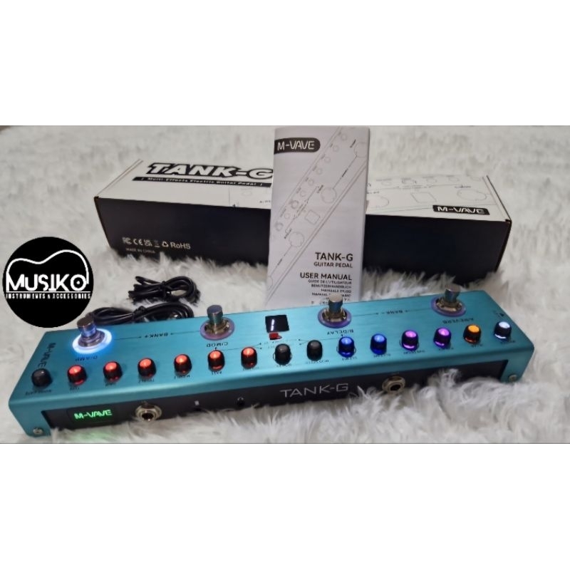 Tank G V2 Multi Effects Pedal 36 Presets, 9 Preamps and 8 IR Cab slots ...