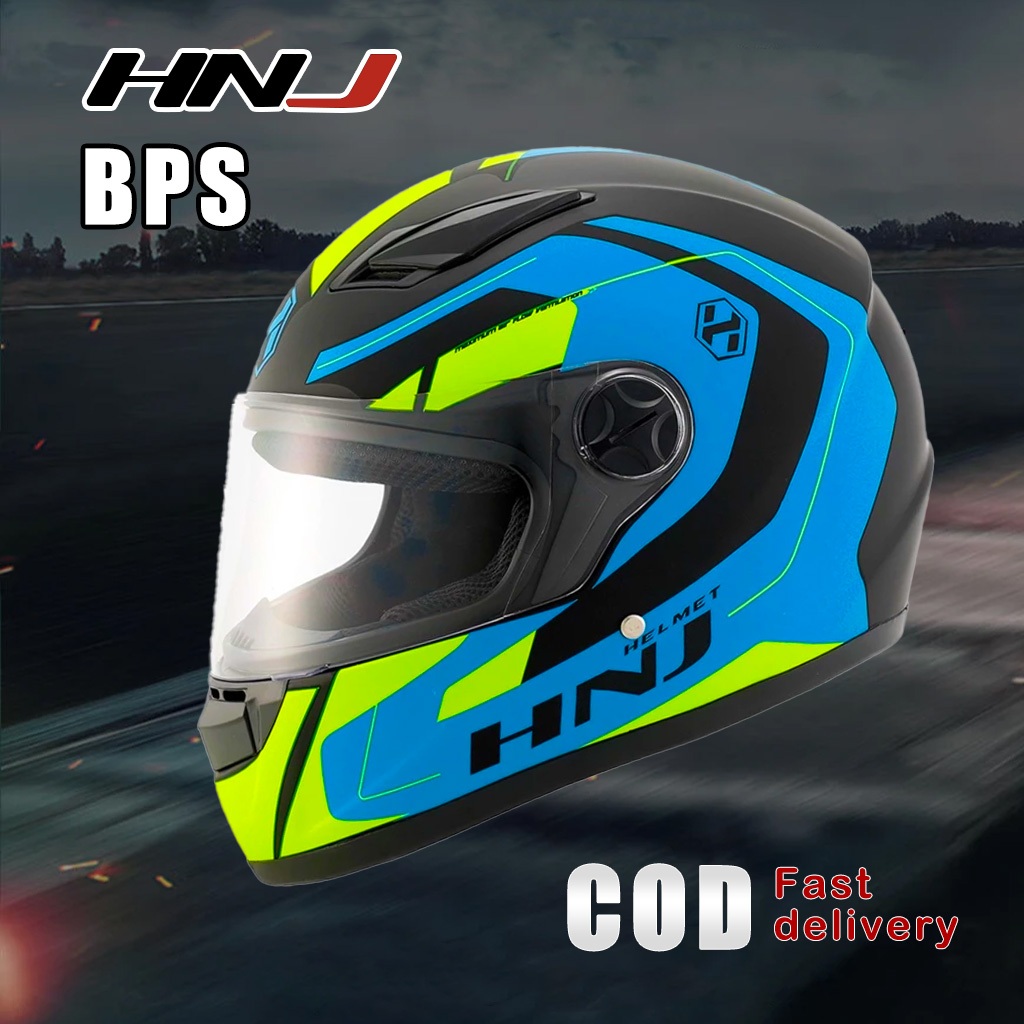 HNJ For Full Face Motorcycle Helmet Single Shade FF898 Motor classic ...