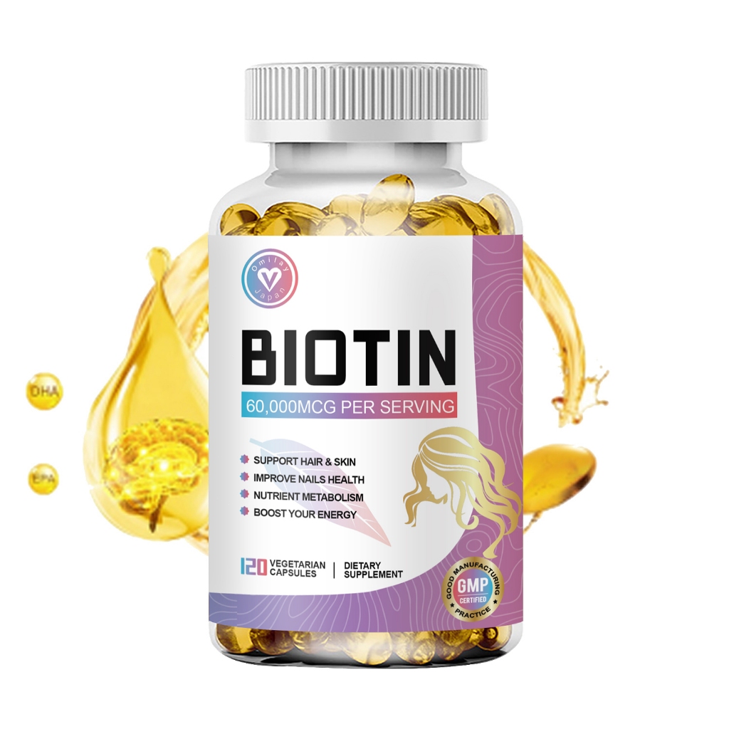 Biotin Capsules for Hair Growth Nails Skin Health Beauty Skin Biotin ...