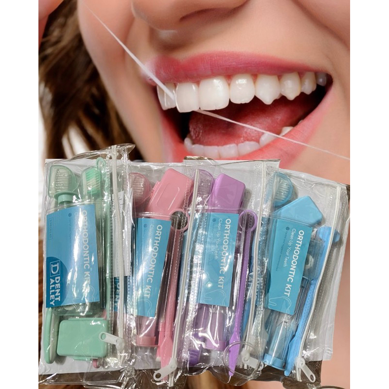 ORTHO KIT - TRAVEL KIT - Braces Cleaning Kit ORTHODONTIC CARE KIT ...