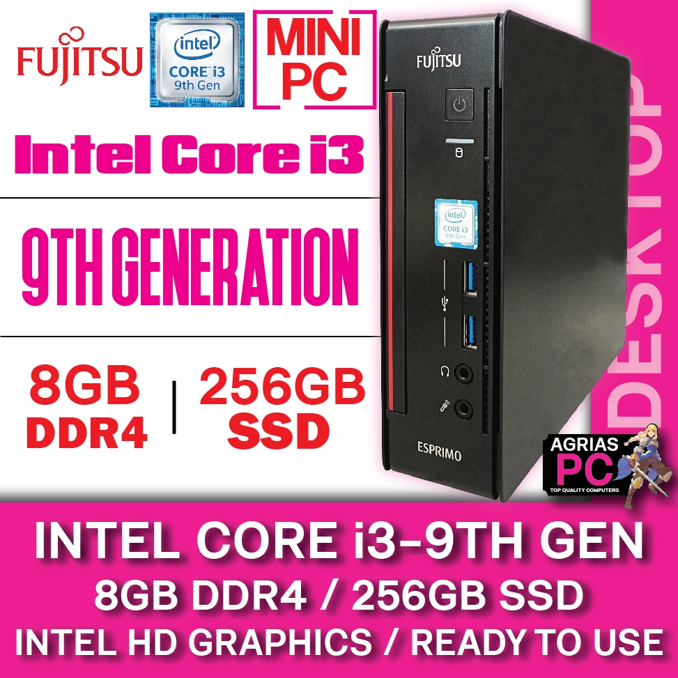 FUJITSU MINI PC - Intel Core i3 9th Generation, DDR4 RAM, SSD Storage ...