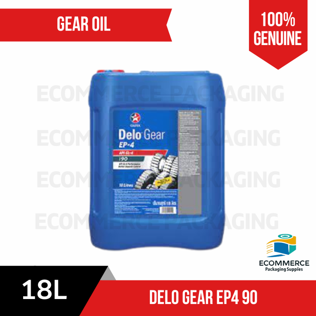 Caltex Delo Gear EP 4 SAE 90 18 Liters Pail | Ecommerce Packaging ...