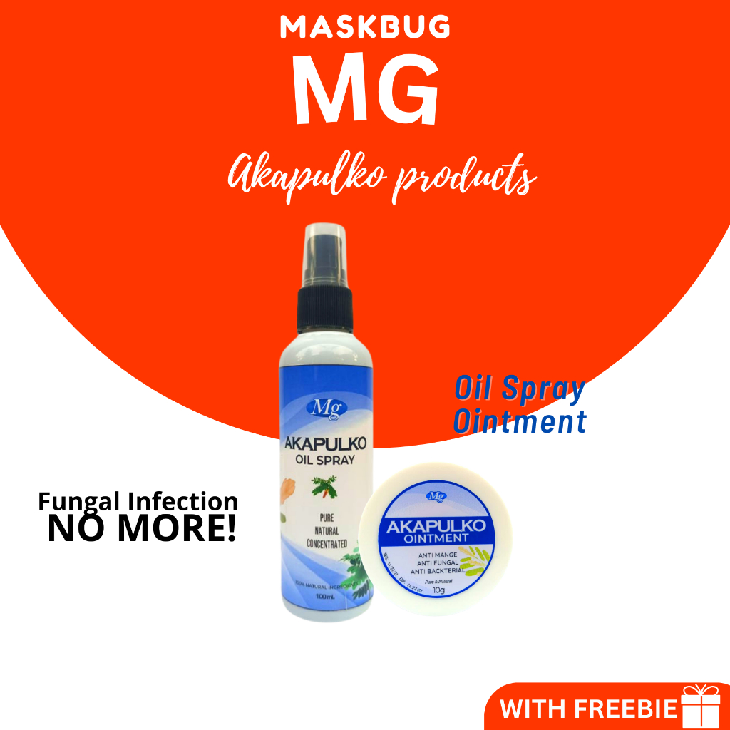 [MASKBUG 2]BUNDLE SET Akapulko Oil Spray and Ointment | Treat Different ...