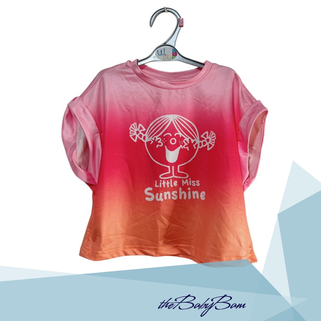 SHE!N x Mr Men Little Miss Blouse Shirt Pink Orange Little Miss ...