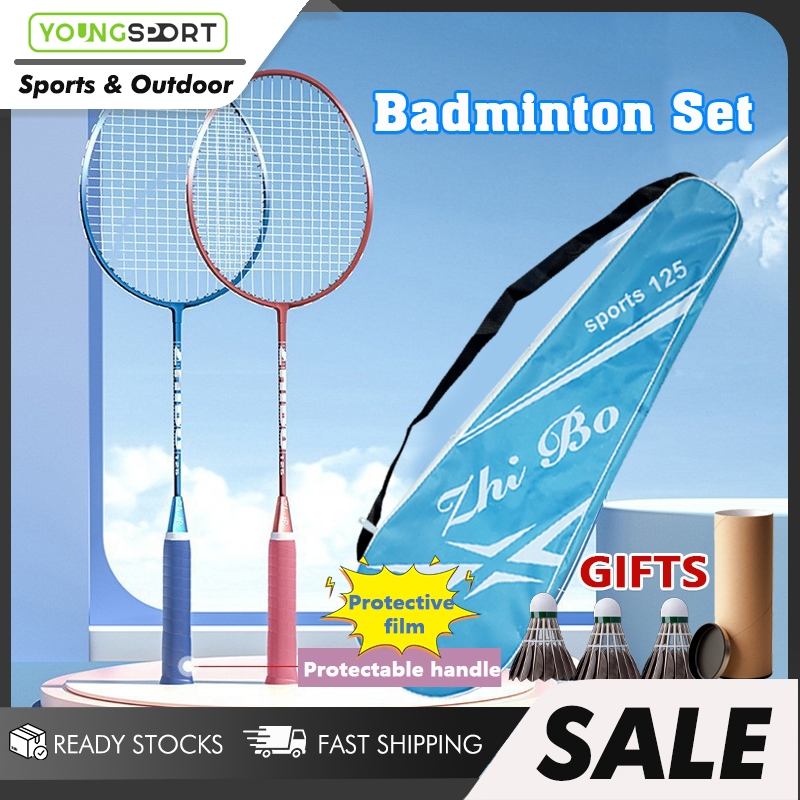 Badminton Set with Alloy Badminton racket Couple Alloy split racket For ...