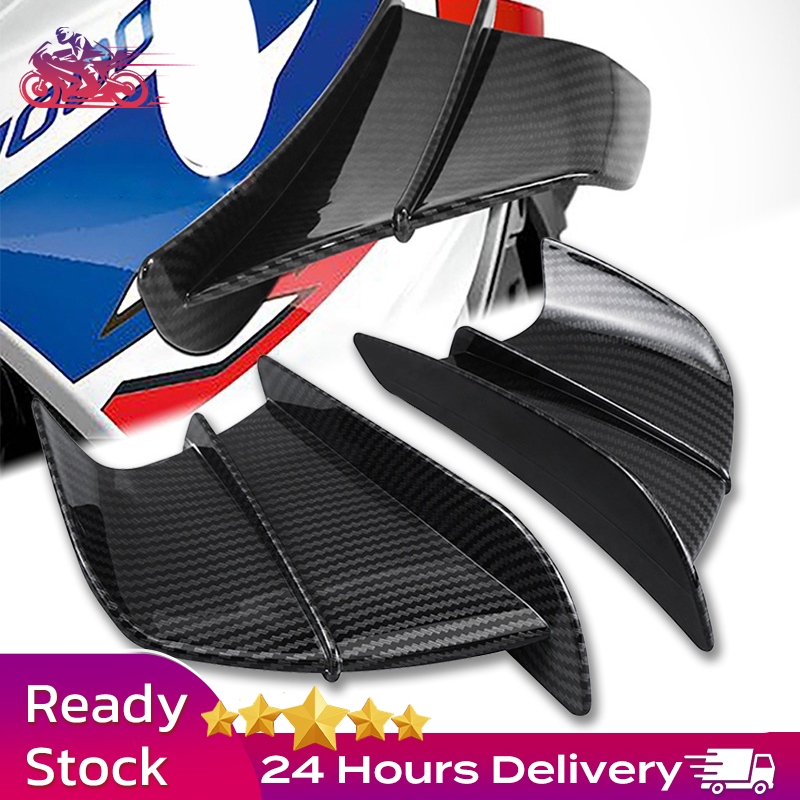 Universal Motorcycle Winglet Aerodynamic Spoiler Wing For BMW S1000RR ...