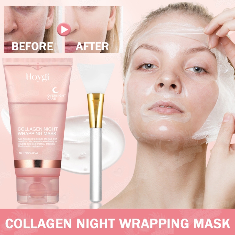 Collagen Night Wrapping Mask Peel Off Deep Cleansing Moisturizing Skin ...