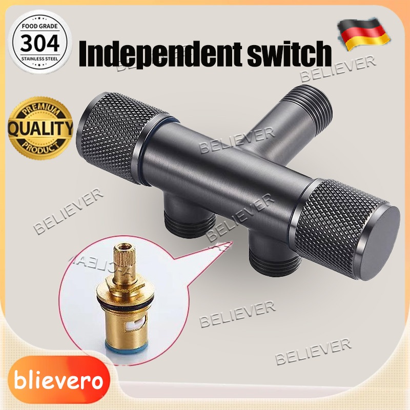 2 way angle valve 1/2" SUS 304 stainless steel Independent water ...