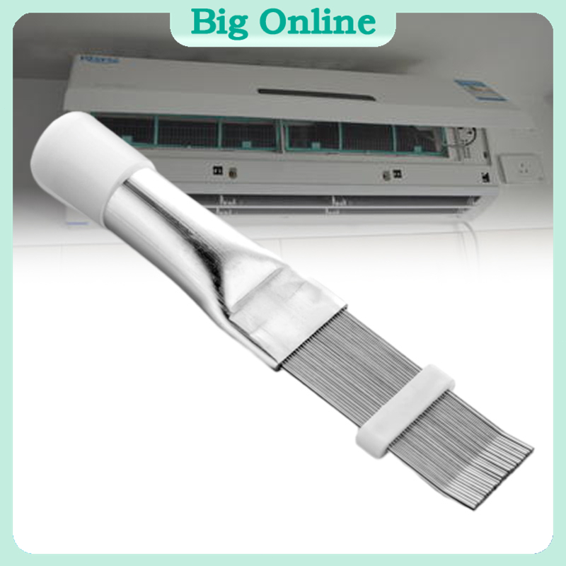 Stainless Steel Aircon Fin Comb Aircon Coil Cleaning Brush Universal ...
