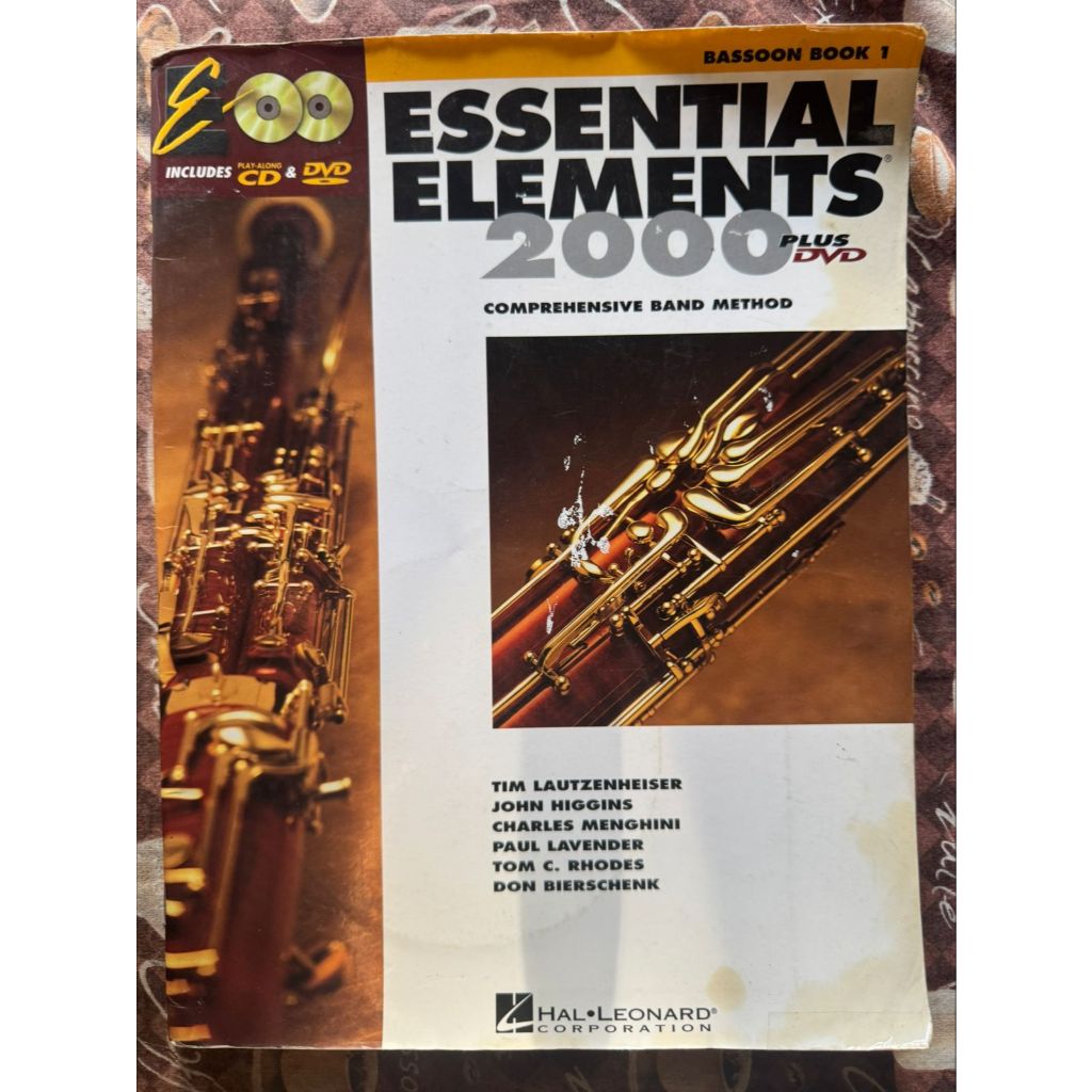 PAPERBACK 2012 Bassoon Book 1 Essential Elements Band Orchestra Music ...