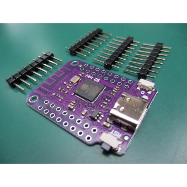 ESP32 S2 Mini V1.0.0 - LOLIN WIFI IOT Board based ESP32-S2FN4R2 ESP32 ...