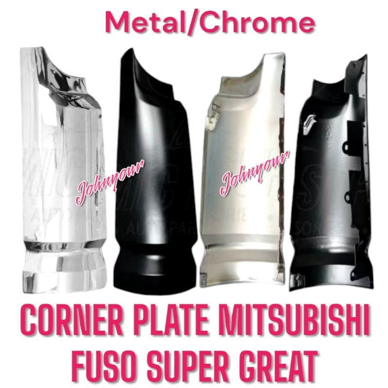CORNER PLATE/VANE MITSUBISHI FUSO SUPER GREAT METAL AND CHROME | Shopee ...