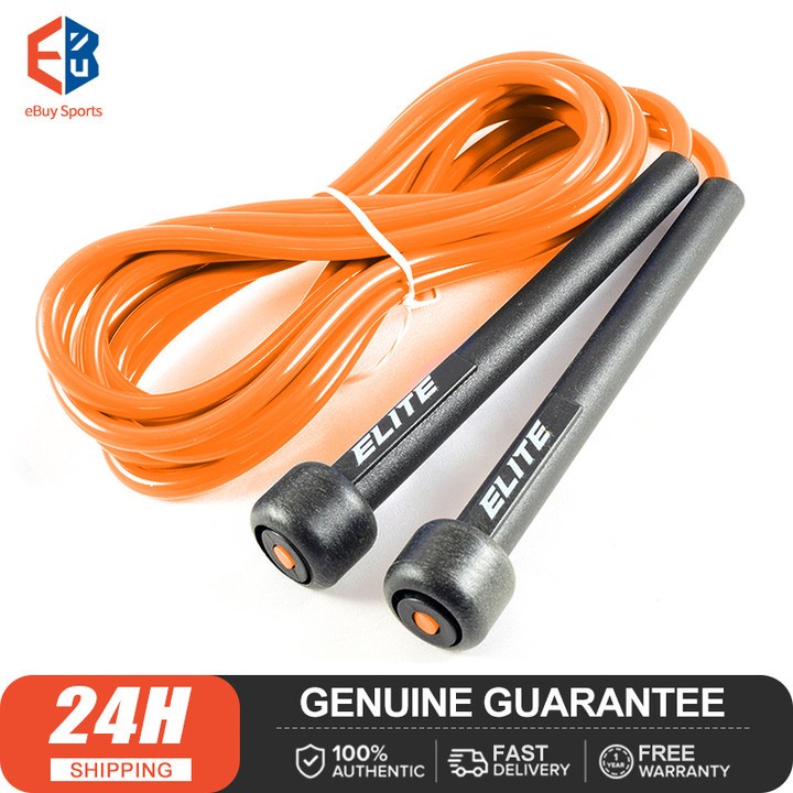 PVC Elite Workout/Fitness Speed 9ft Jump Rope Skipping Rope Adjustable ...