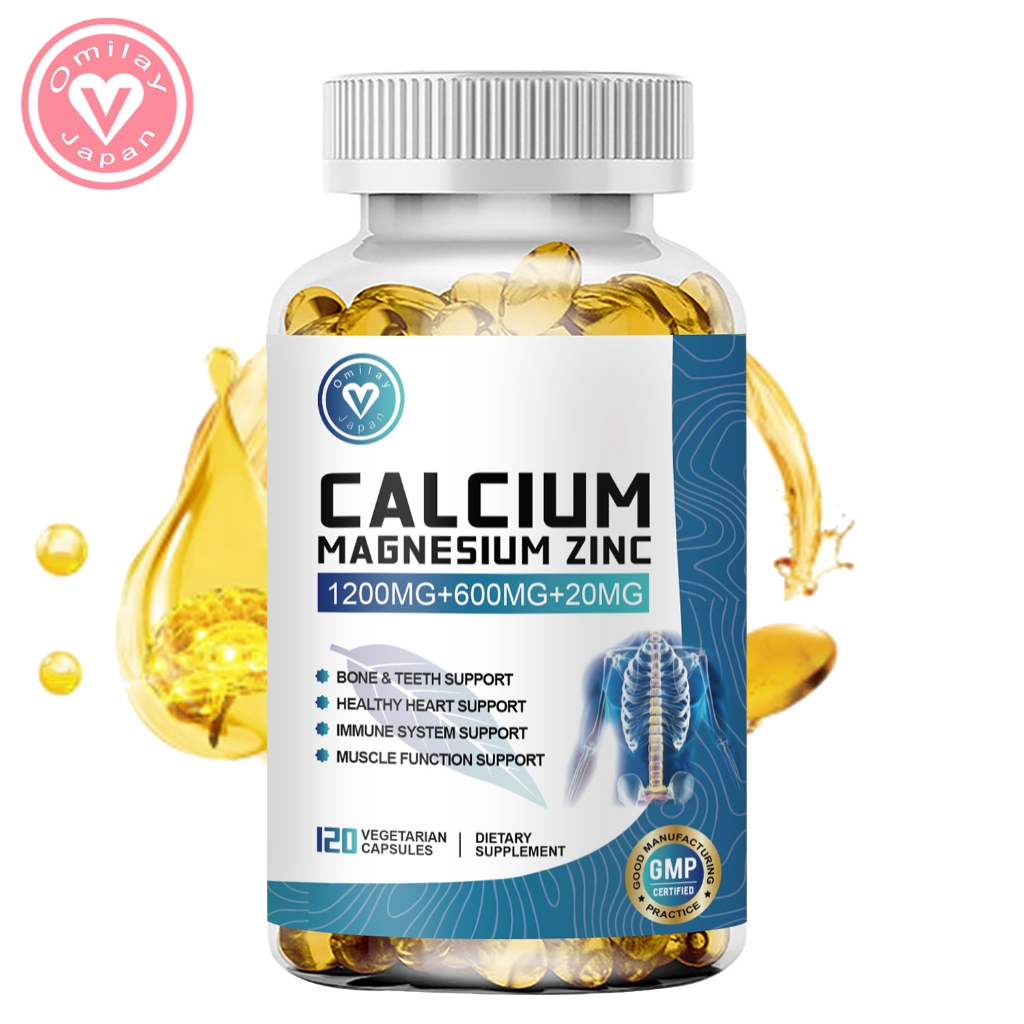 Omilay Calcium Magnesium Zinc Capsule Support Health Bone Teeth ...