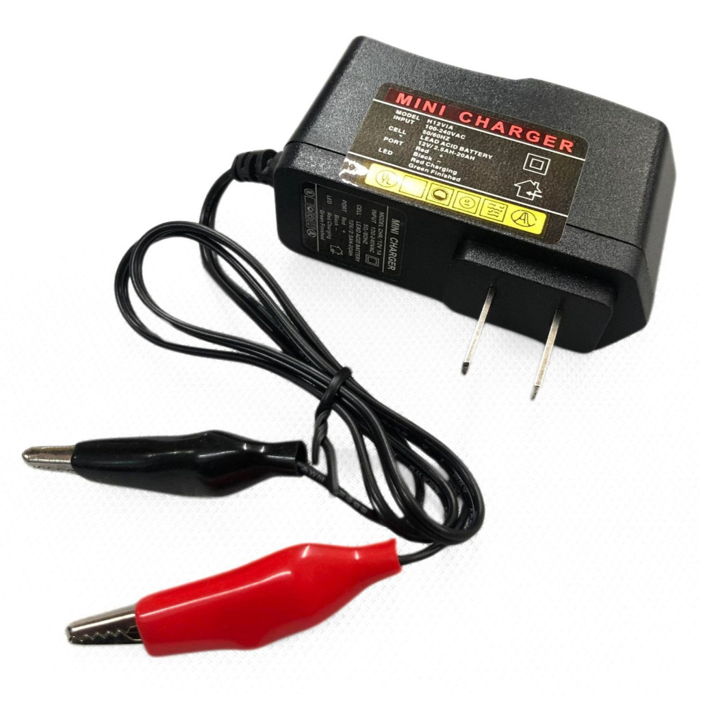 Mini Battery Charger H12V1A12V1A Motor Lead Acid | Shopee Philippines
