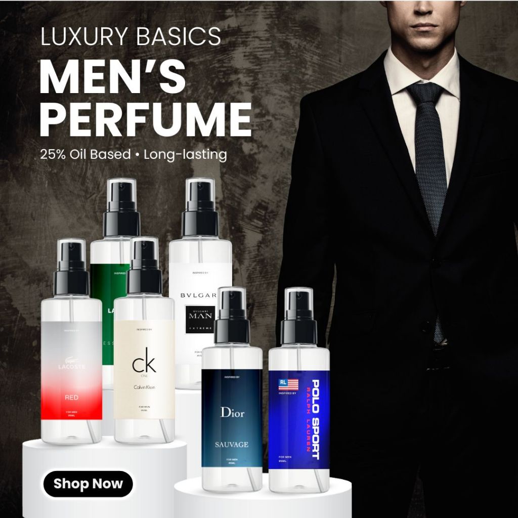 Luxury Basic Oil Based Perfume 85ml with Inspired Scents for Men ...