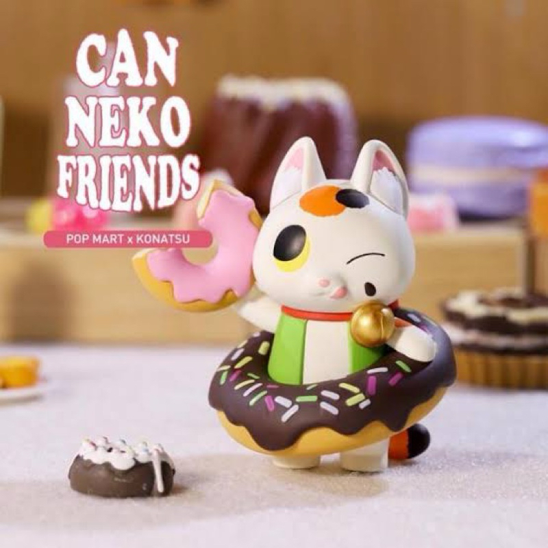 POP MART Konatsu Designer Art Toy Figure by PopMart Can Neko Friends ...