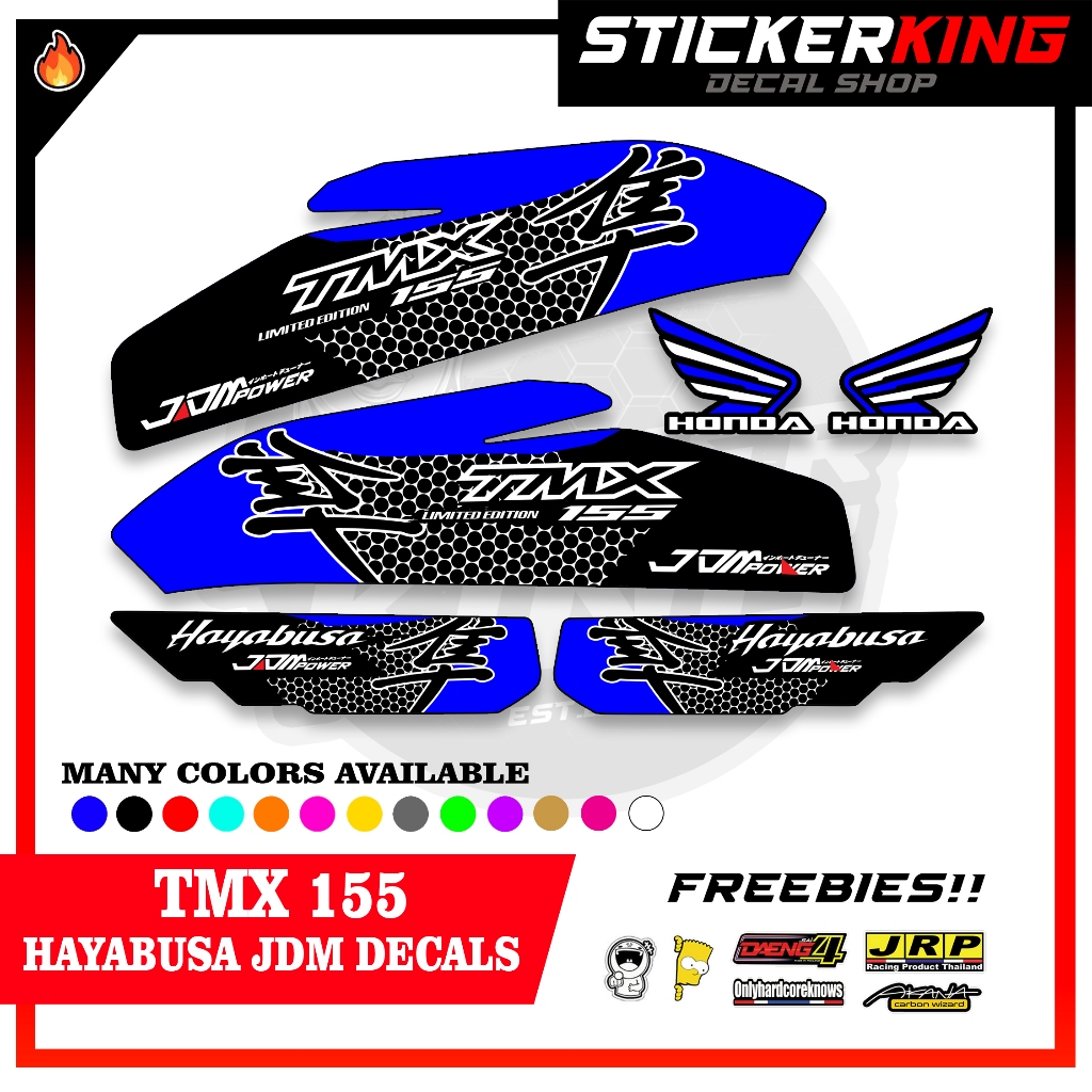 TMX 155 Hayabusa JDM Decals with Freebies Stickers Thailand Indo ...