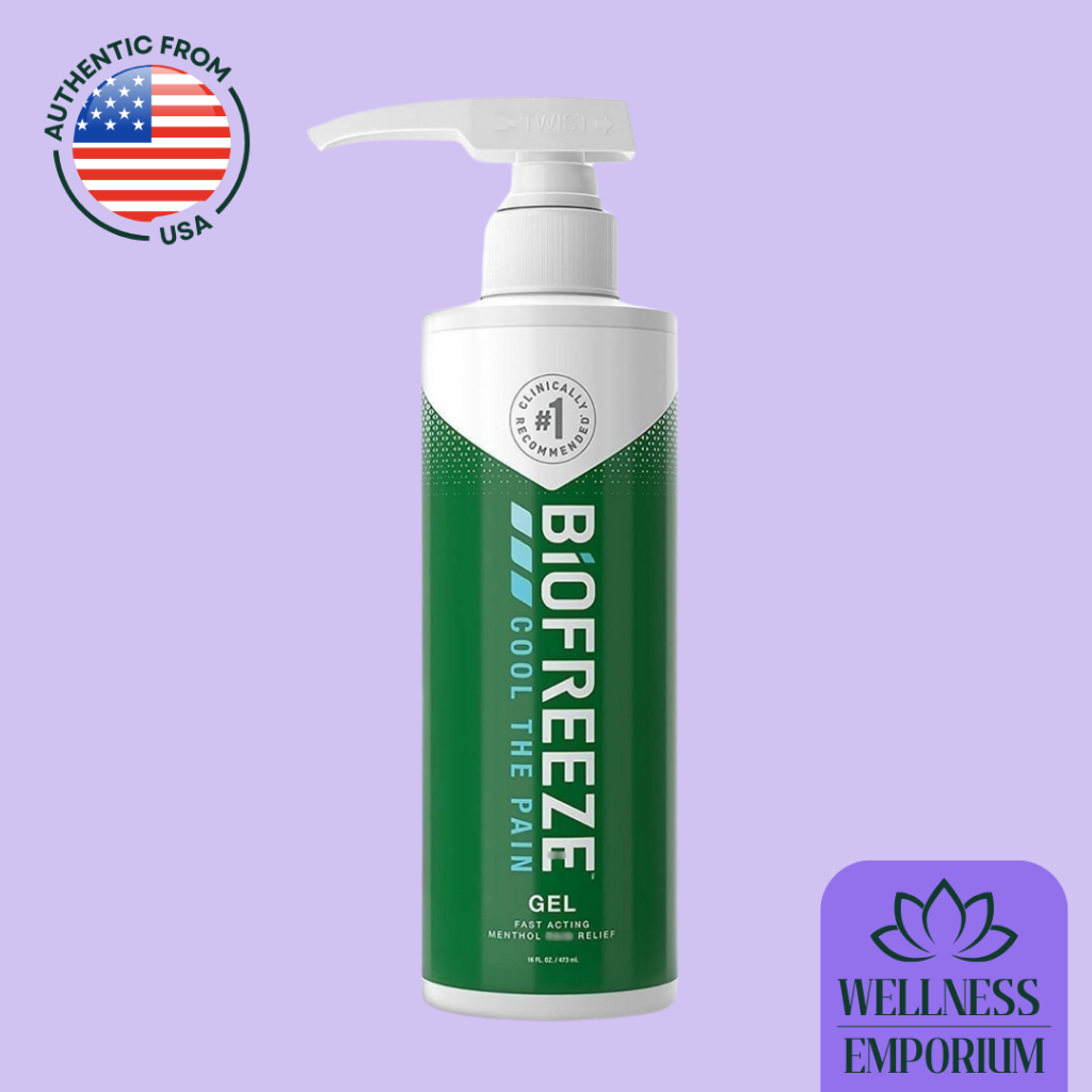 Biofreeze Cool Pain Gel Fast Acting Relief 16 fl oz - Sold by WEA ...