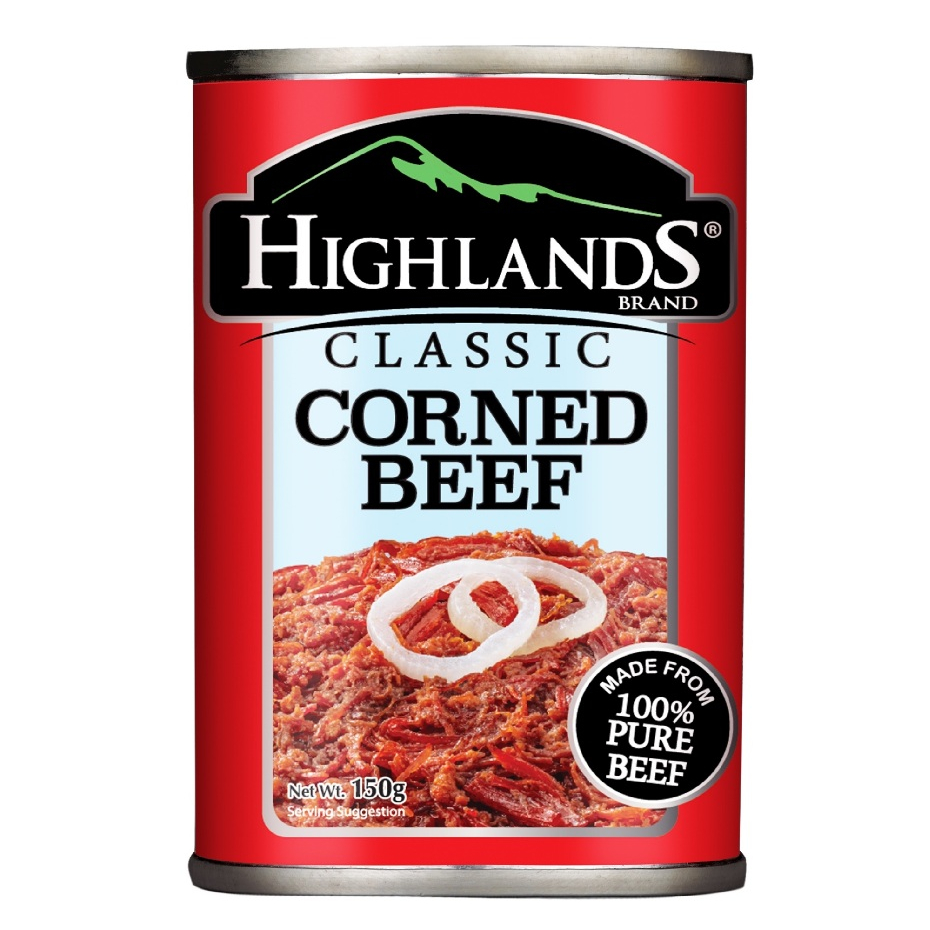 Highlands Corned Beef Classic 150g | Shopee Philippines
