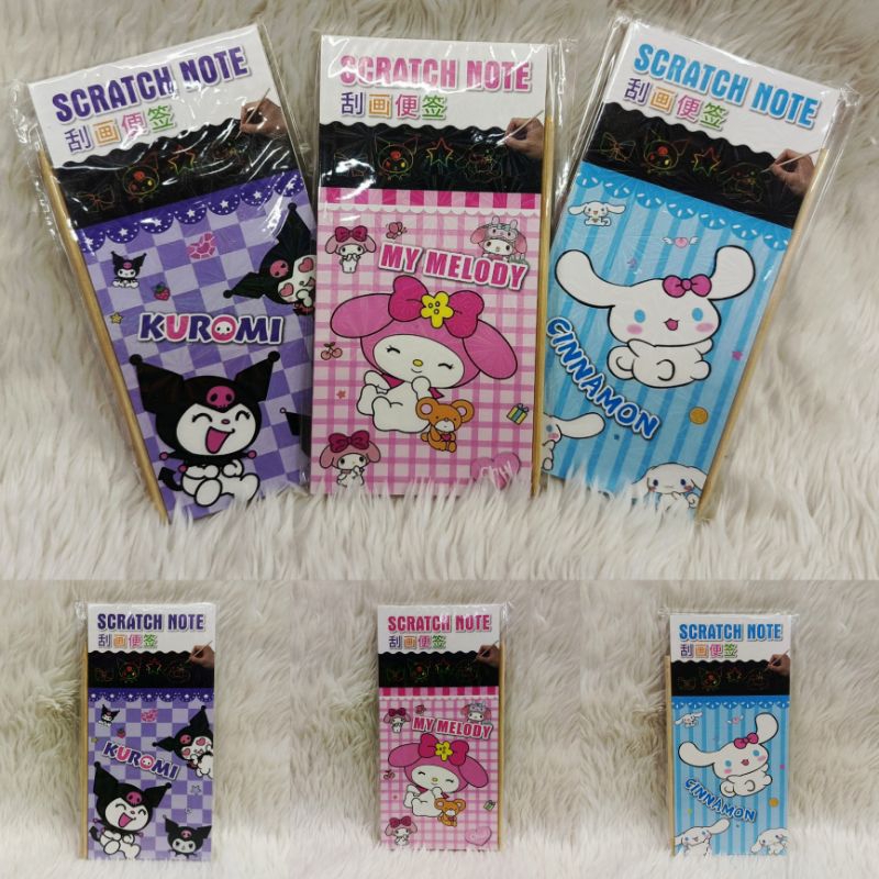 Sanrio scratch note good quality#9020 | Shopee Philippines