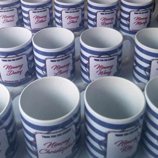 Personalized Mug Giveaway Souvenir (Minimum Order 18 pcs) | Shopee ...