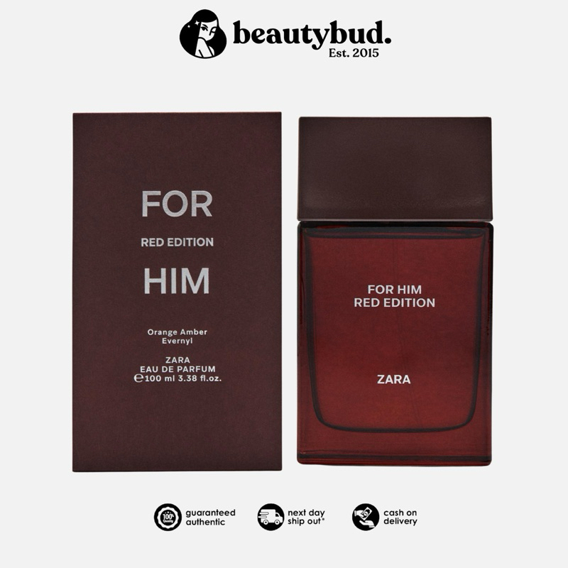 🇺🇸 ZARA For Him Red Edition Eau De Parfum (100ML) | Shopee Philippines
