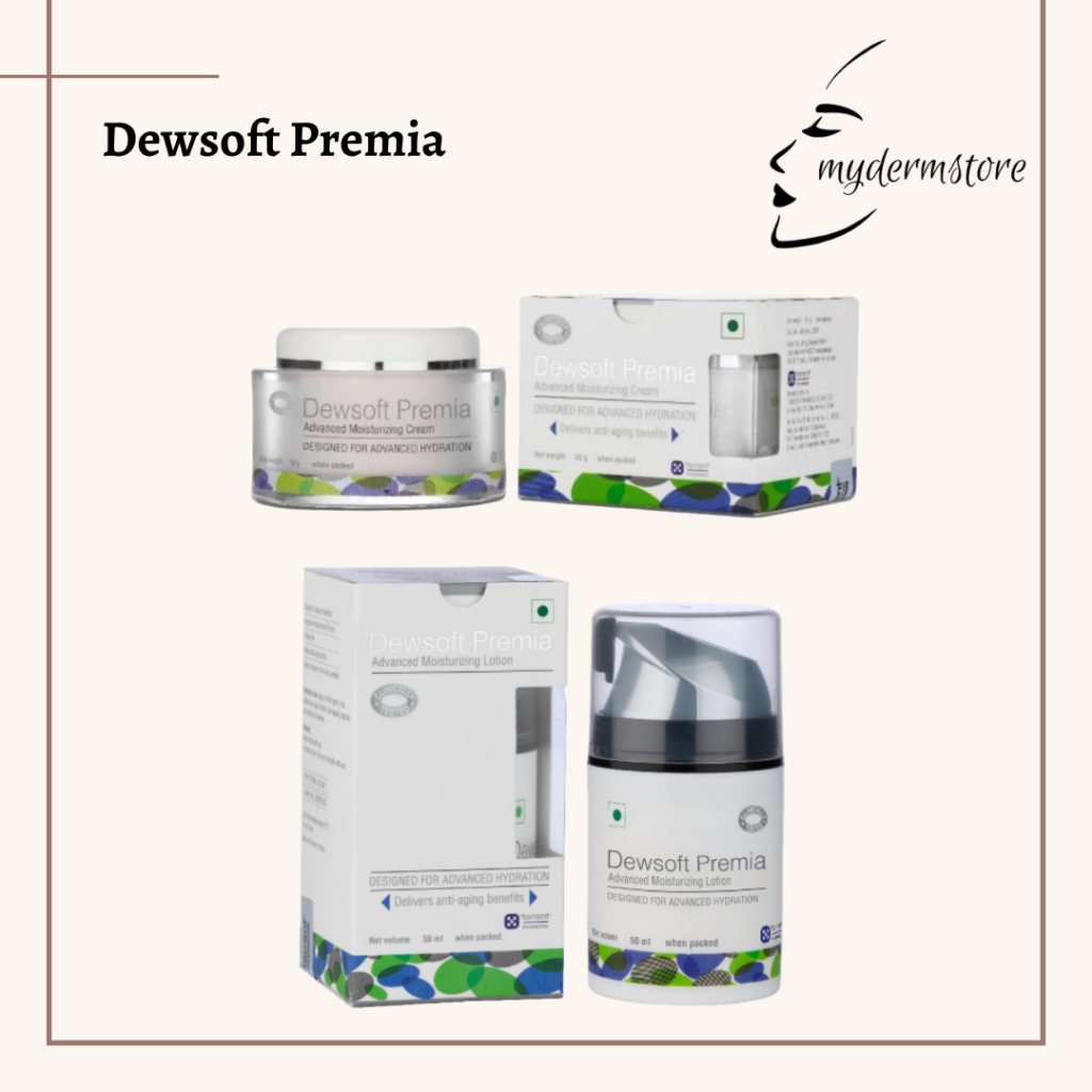 DEWSOFT Premia Advanced Moisturizing Cream 50g Lotion 50g | Shopee ...